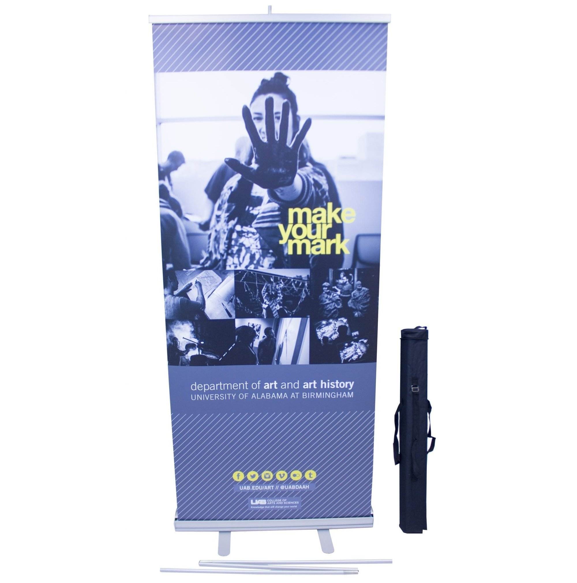 Roll Up Banner Stands 24" To 60" Wide By 79" High - Titans Of Print And ...