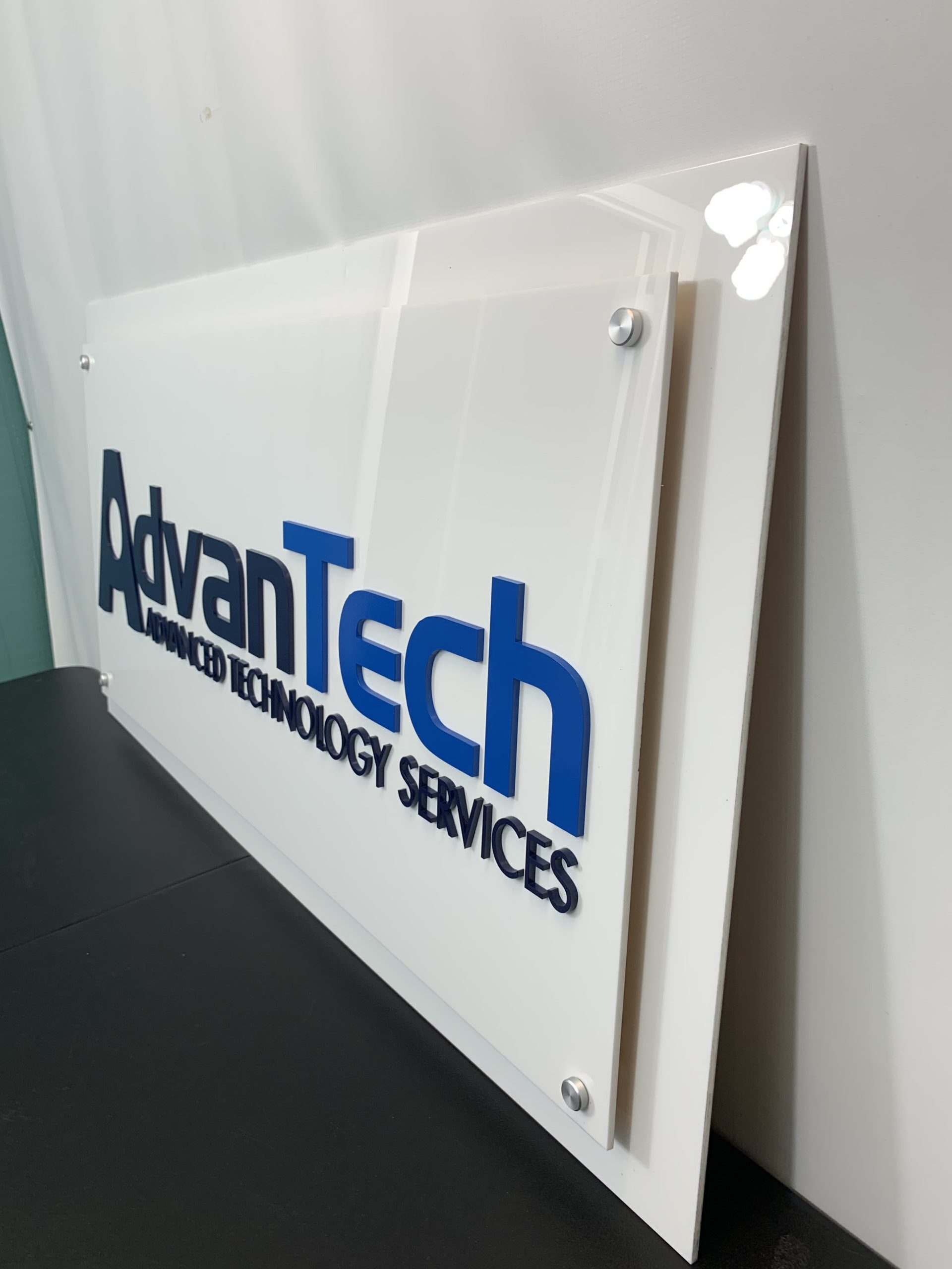 3D Logo Interior Office Signage - Titans Of Print Miami